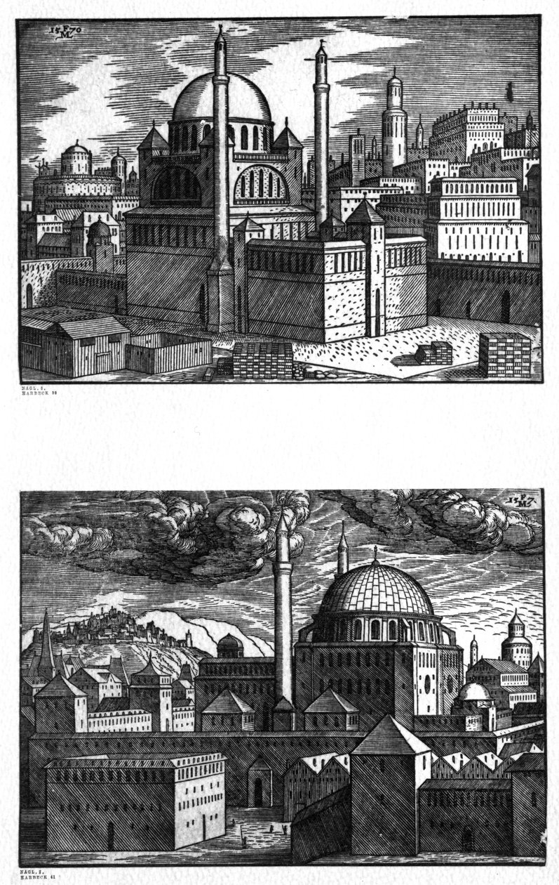 Mosques of Constantinople by Melchior Lorck
