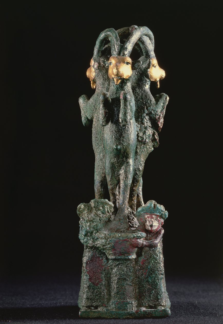 Sacred Tree Formed from Three Goats, from Larsa, Southern Mesopotamia ...