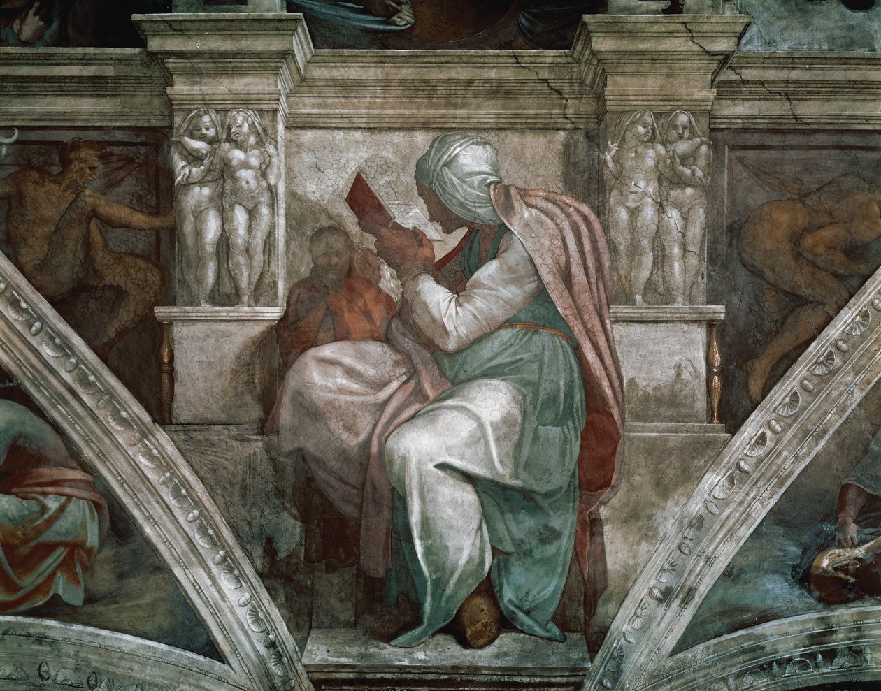 Persian Sibyl (detail from the Sistine Chapel ceiling), 1508-12