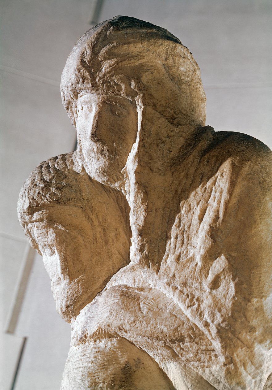 Rondanini Pieta (detail) by Michelangelo Buonarroti