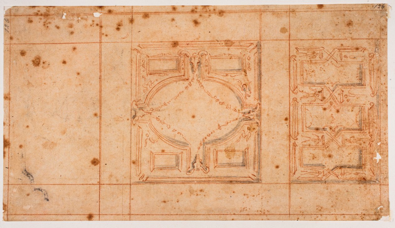Design for the desks of the Laurentian Library