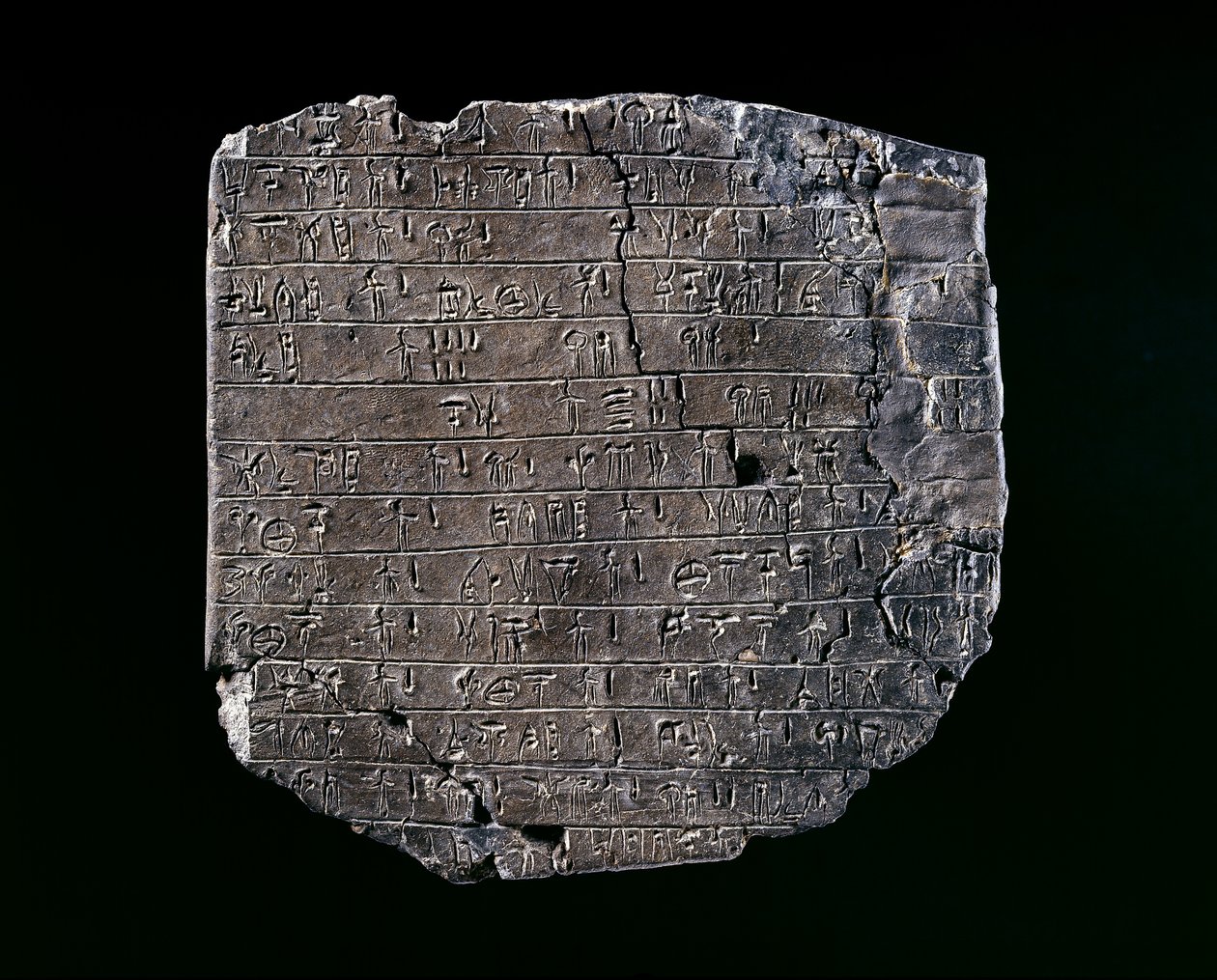Tablet (baked clay) by Minoan: Buy fine art print