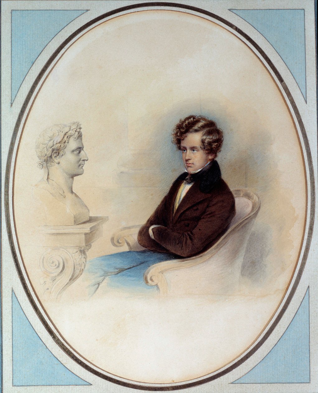 Portrait of the King of Rome Napoleon II, Duke of Reichstadt, son of ...