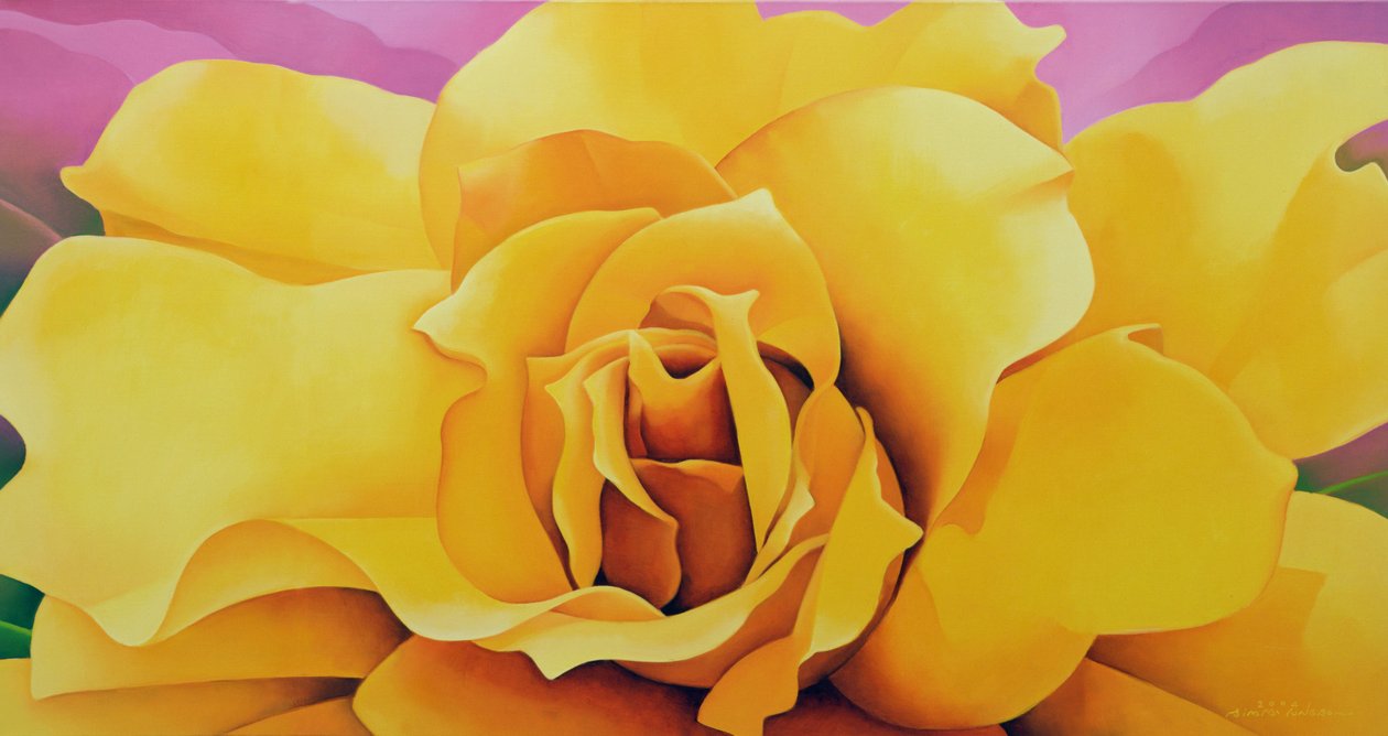 The Golden Rose by Myung Bo Sim: Buy fine art print