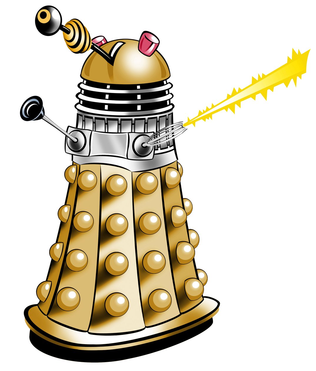 Dalek - Cartoon Illustration by Neale Osborne