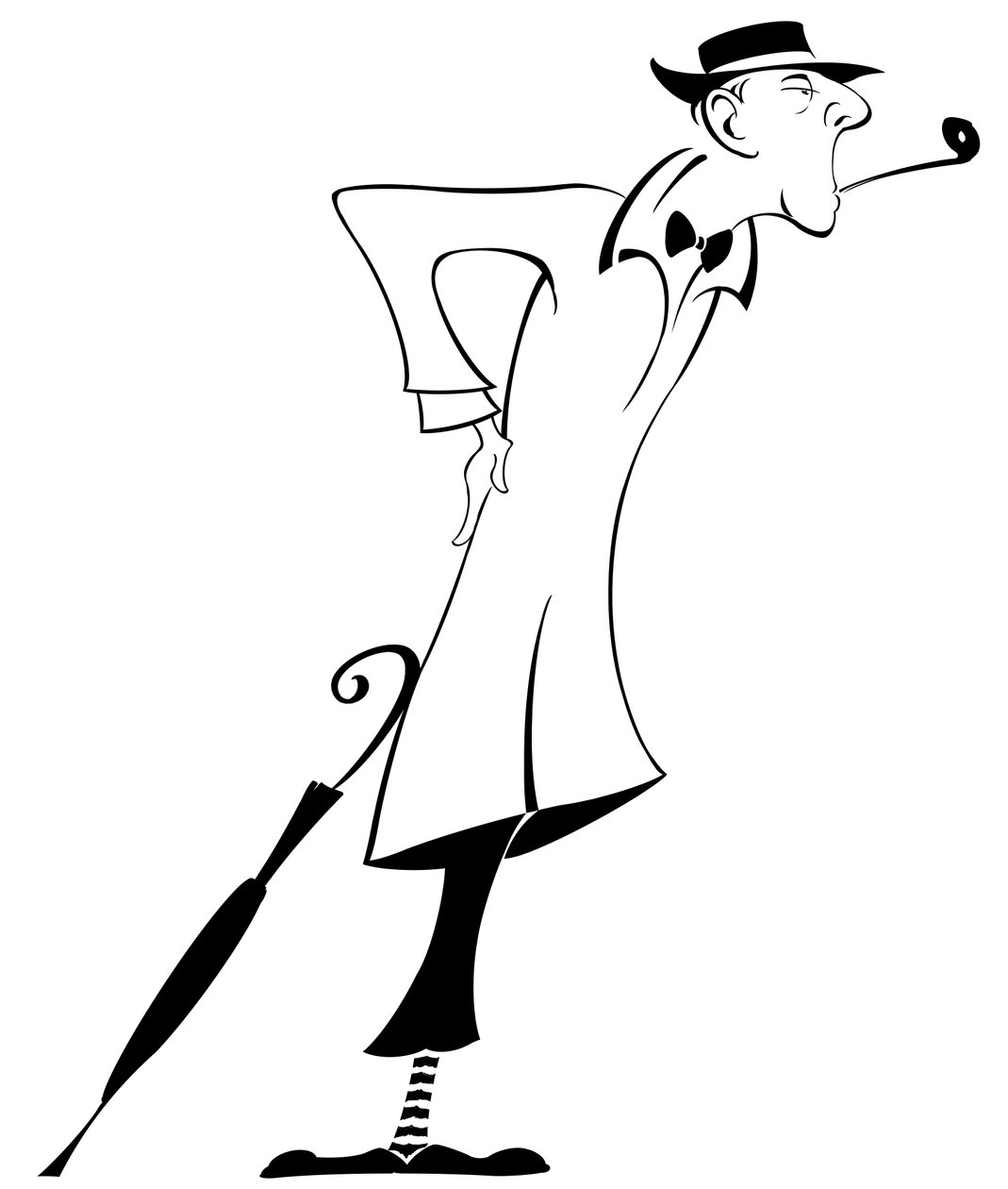 Jacques Tati (digital) by Neale Osborne: Fine art print