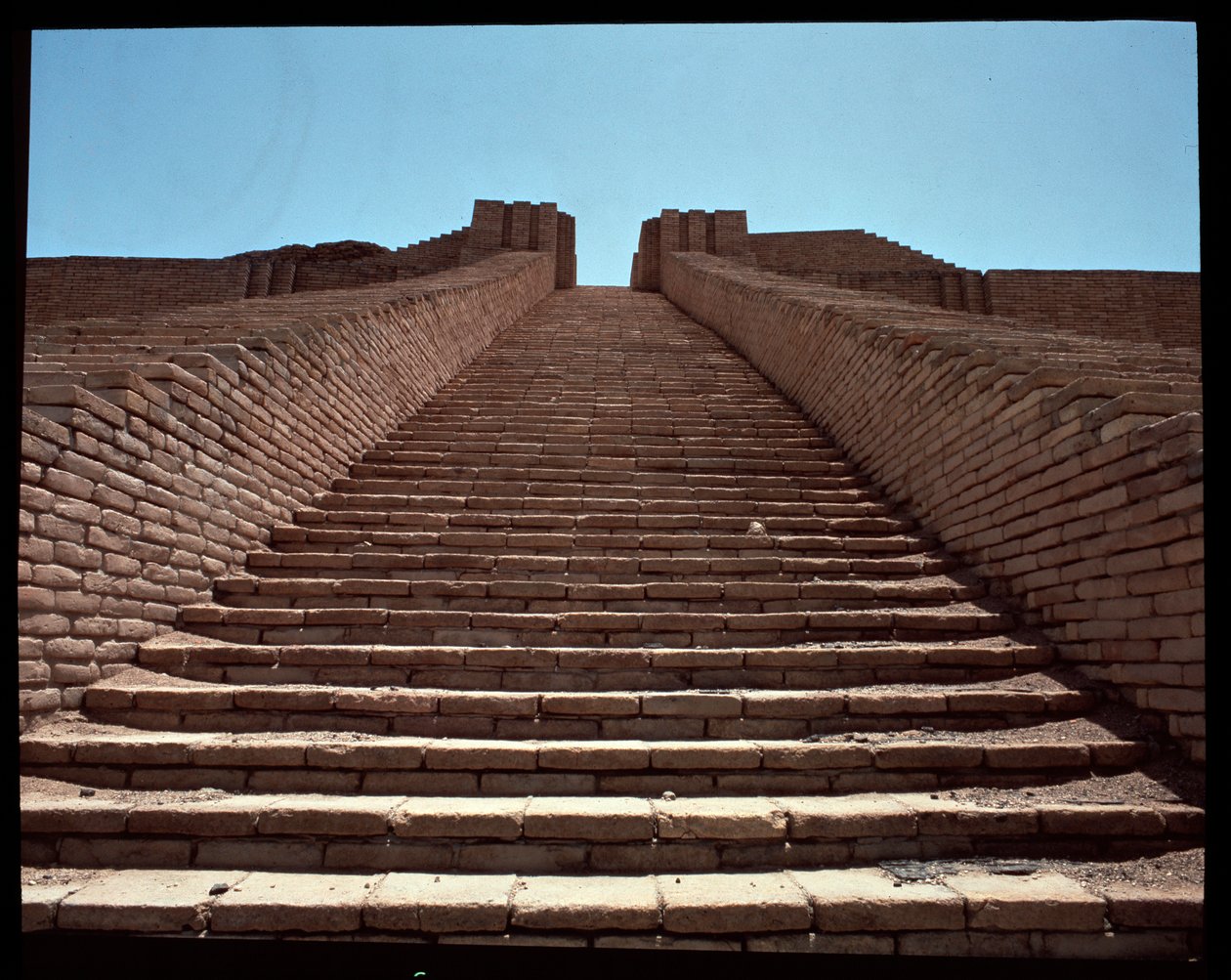 View of the Stairway of the Reconstructed Ziggurat