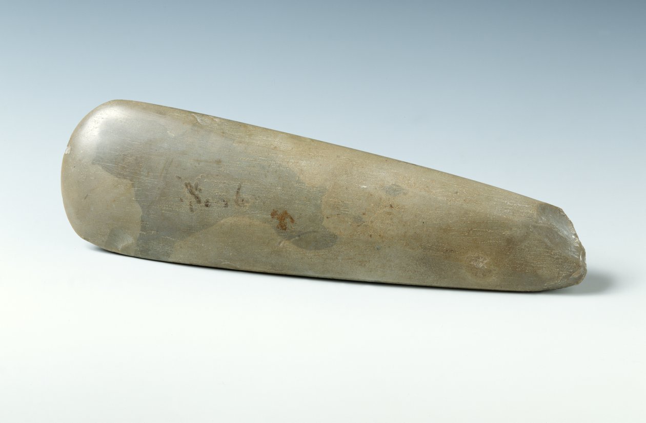 Large polished axe by Neolithic: Buy fine art print