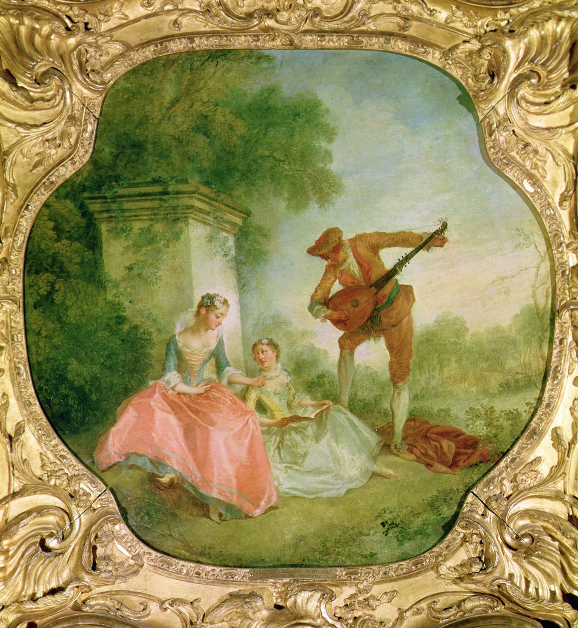 The Music Lesson by Nicolas Lancret: Buy fine art print