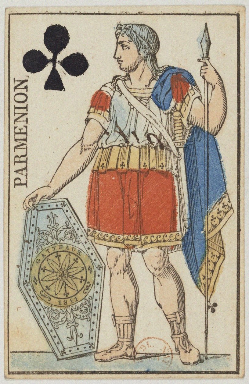Parmenion. From: Cartes de tête d'un jeu au portrait de l'Empire