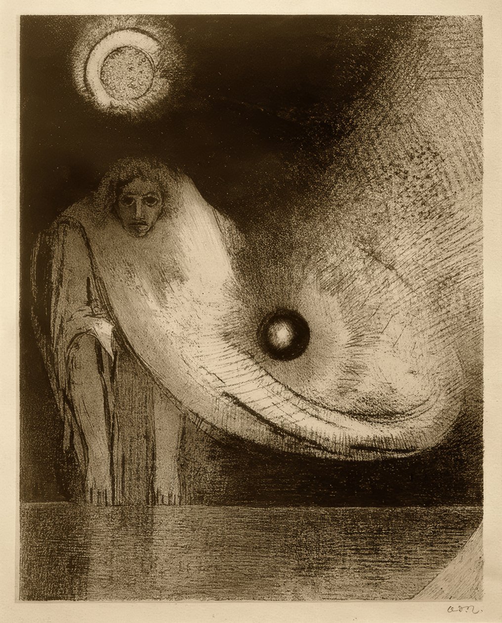 The Buddha by Odilon Redon: Premium art reproduction