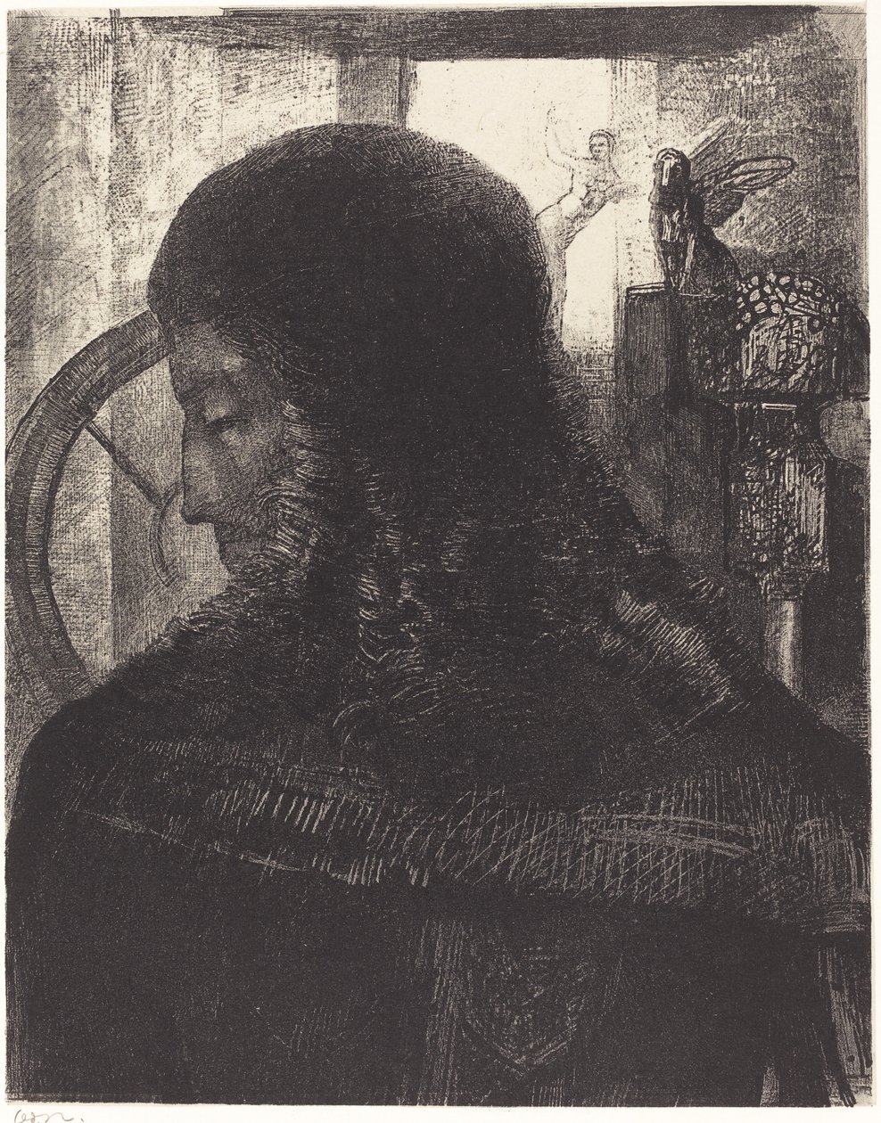 Old Knight by Odilon Redon: Premium art reproduction