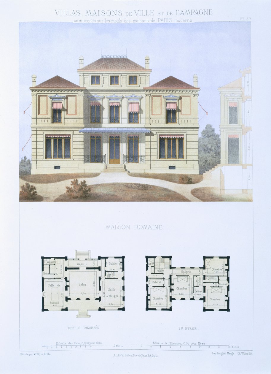 Roman Villa Plans Modern Home LUXURY House