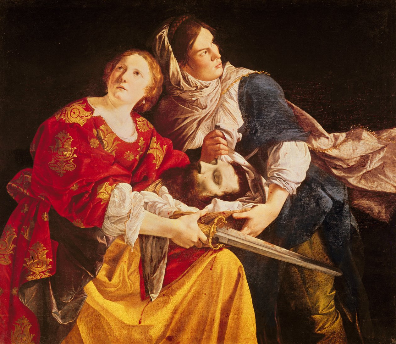 Judith And Maidservant With The Head Of Holofernes Gentileschi