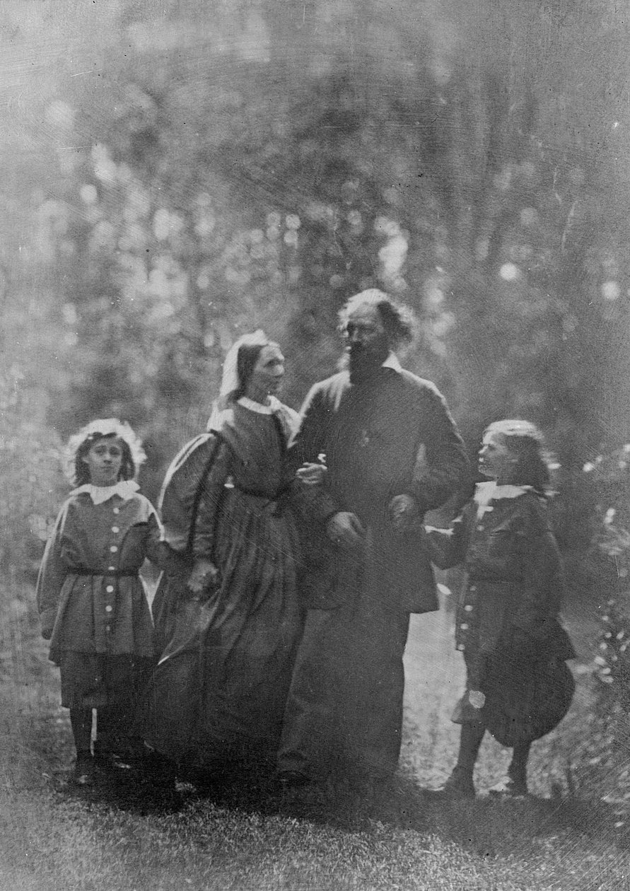 Alfred, Lord Tennyson with His Wife Emily and Two Sons, Hallam and Lionel