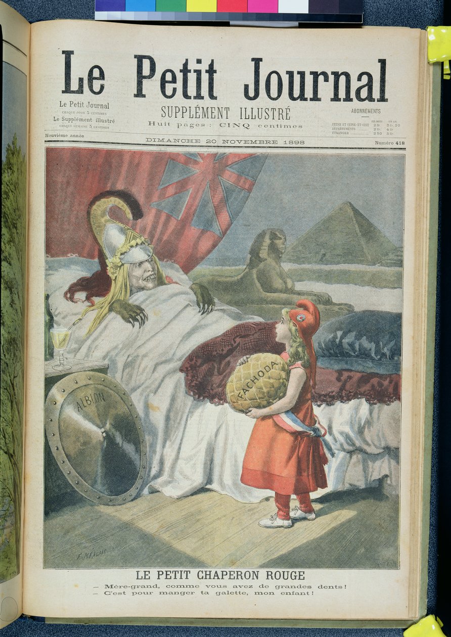 Little Red Riding Hood or France losing Fachoda to England, illustrated ...