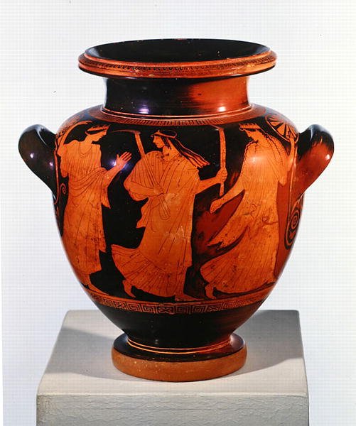 Attic Red-figure Stamnos by Painter of the Birth of Athena