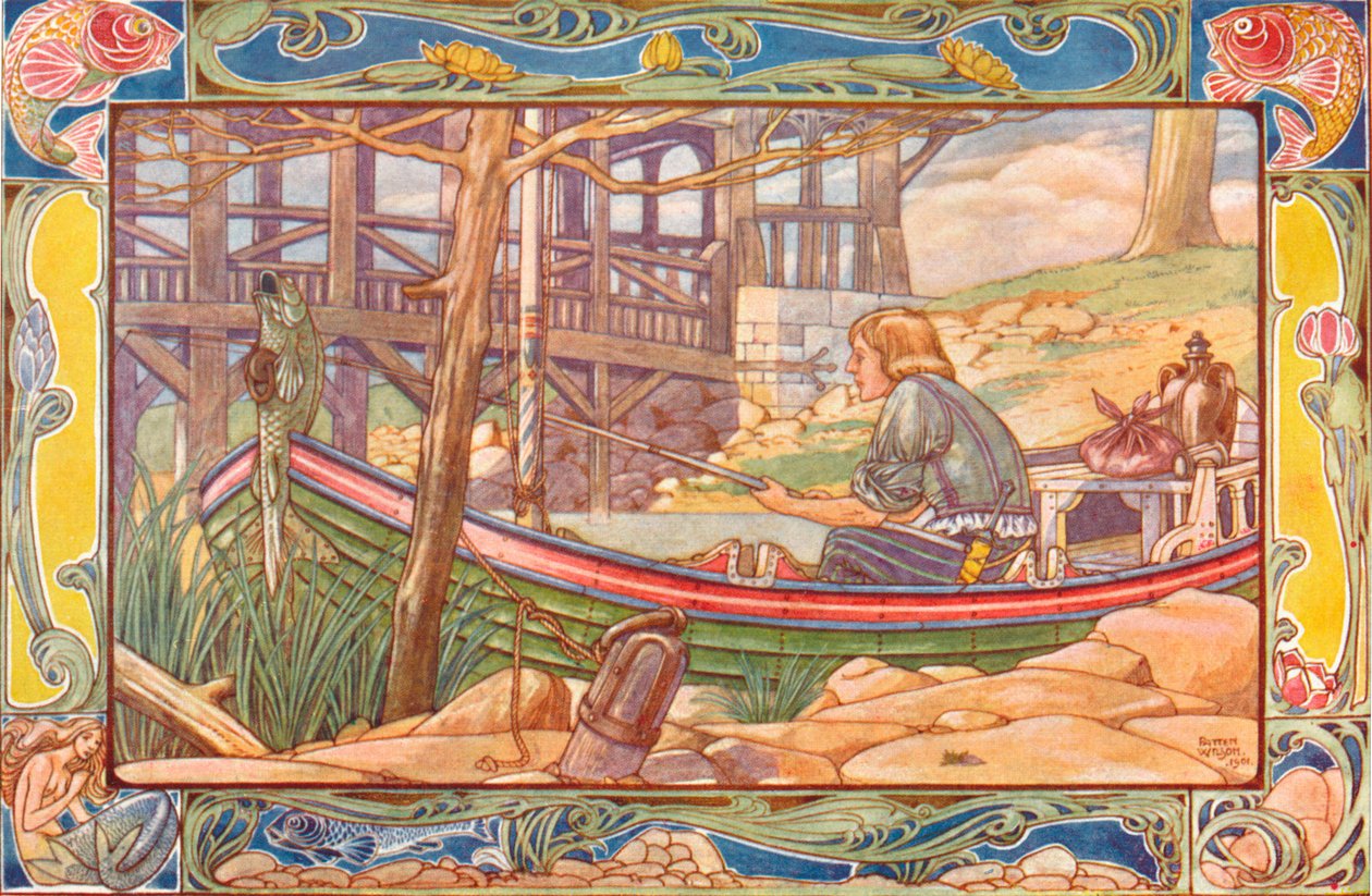 The Fisherman by Patten Wilson: Premium art reproduction