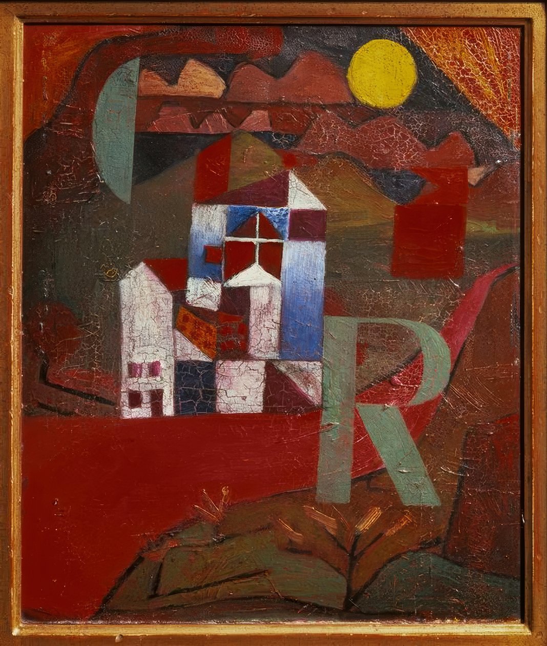 Villa R. by Paul Klee: Highest-quality art reproduction