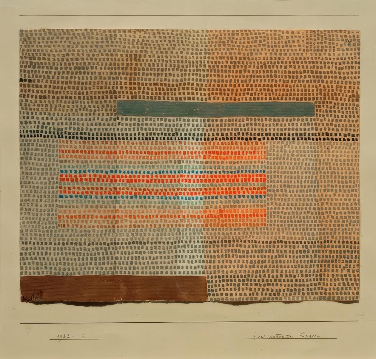 Two Emphasized Layers by Paul Klee: Buy fine art print