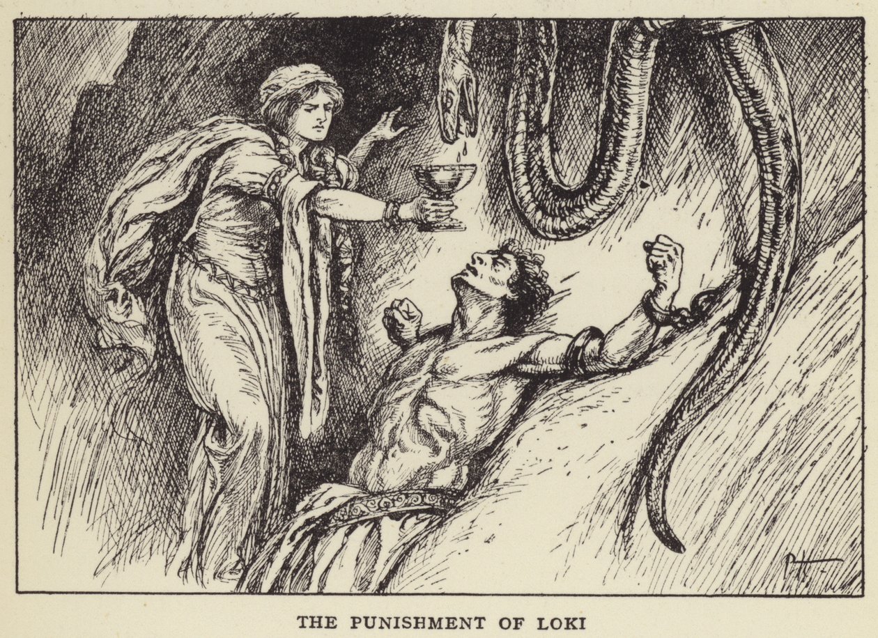 The Punishment of Loki by Paul Hardy: Buy fine art print