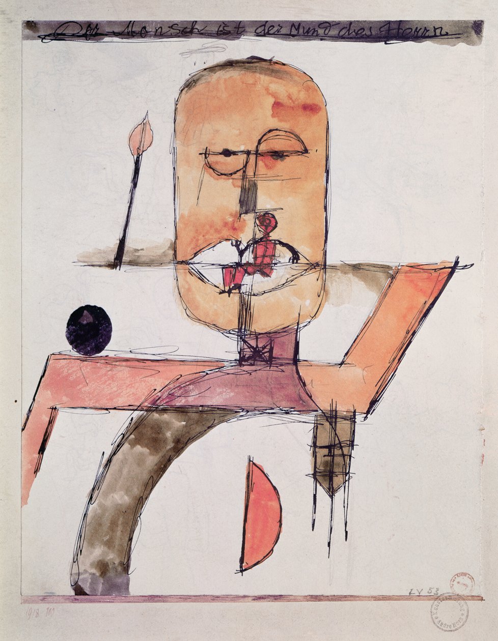 Man is the Mouth of the Lord by Paul Klee: Fine art print