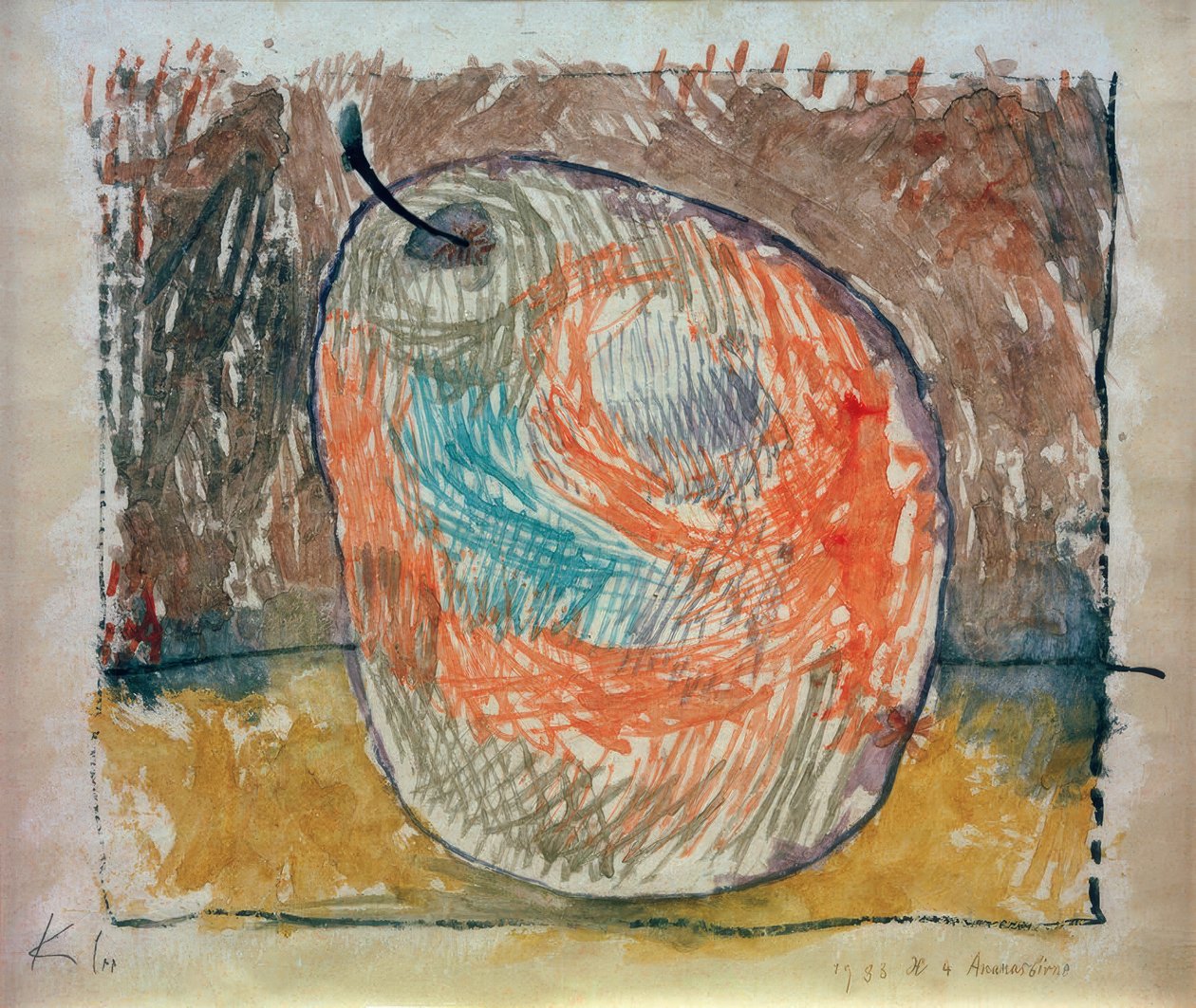 Pineapple Pear by Paul Klee: High-quality fine art print