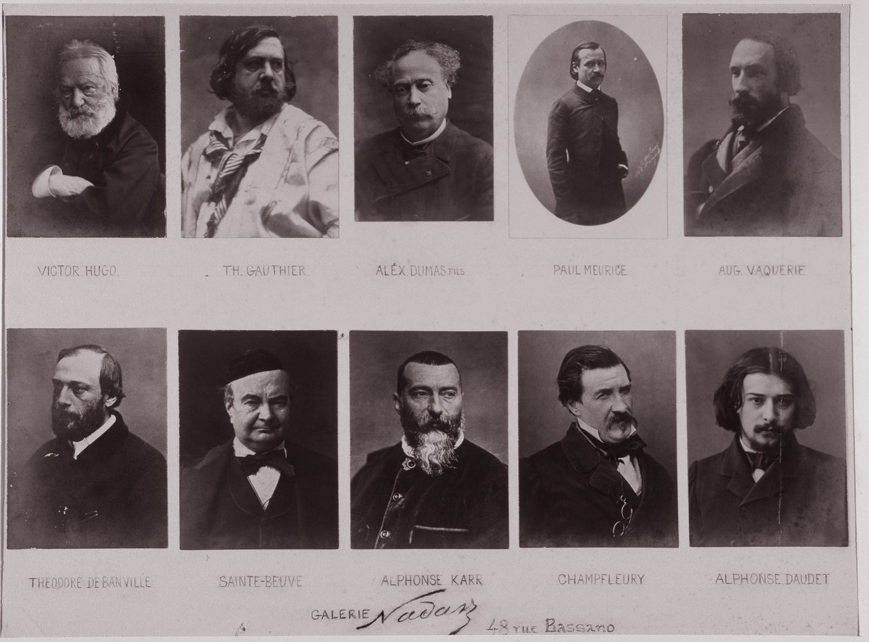 Ten portraits by Paul Nadar by Paul Nadar: Fine art print