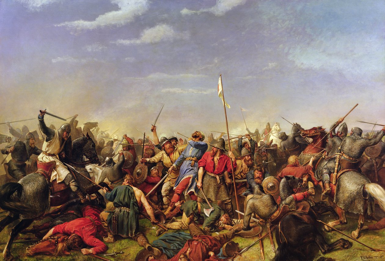 Battle of Stamford Bridge by Peter Nicolai Arbo