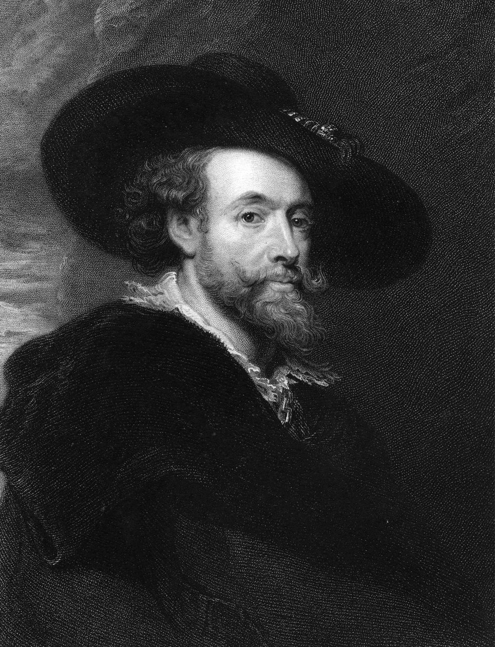 Sir Peter Paul Rubens by Peter Paul Rubens: Fine art print