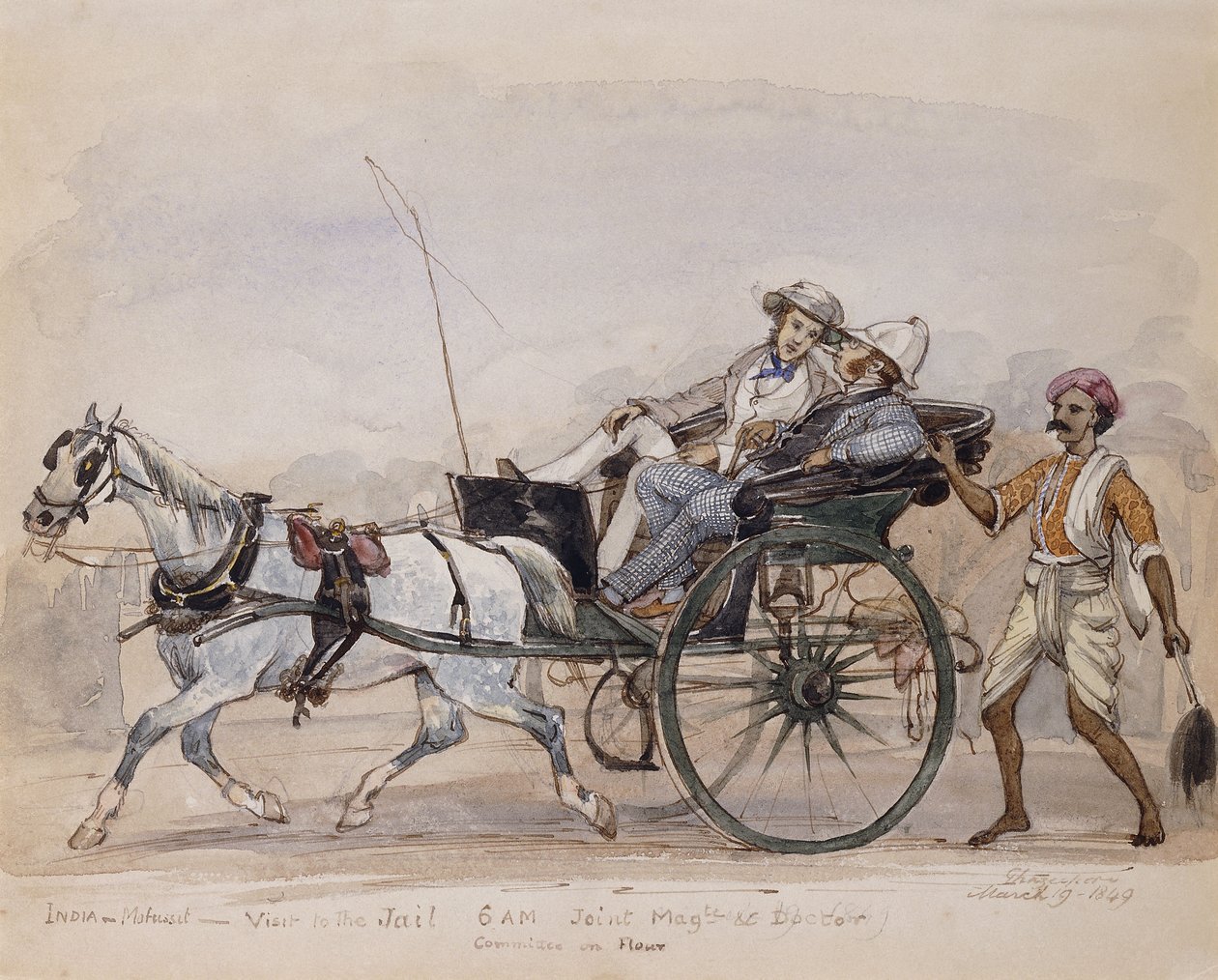 A Visit to the Jail by Philip Charles Trench