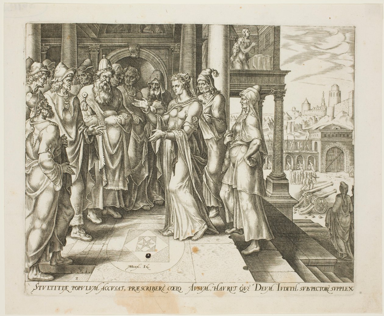 Judith Addressing the Elders of Bethulia, plate three from The Story of ...