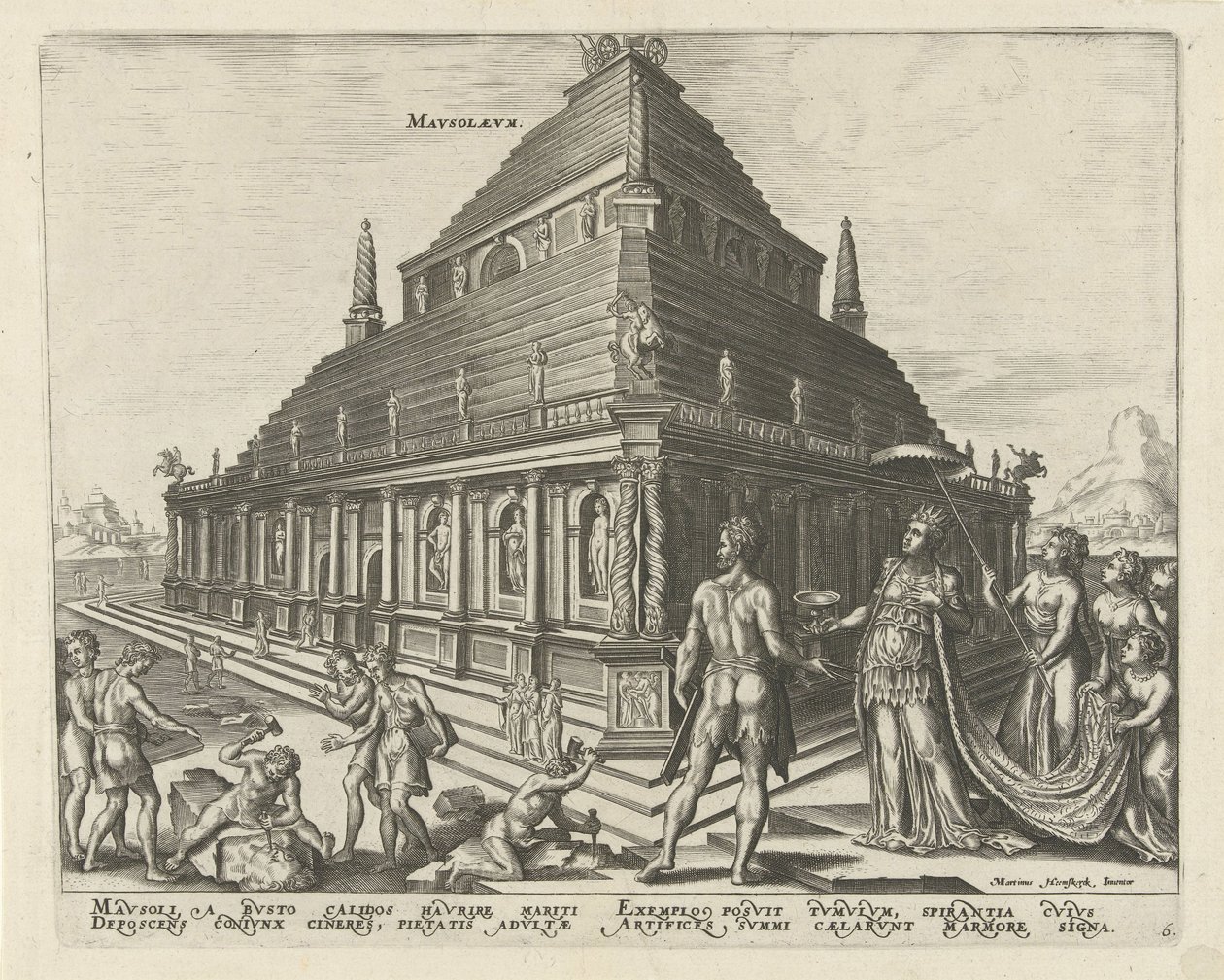 The Mausoleum at Halicarnassus from the series The Eighth Wonders of ...