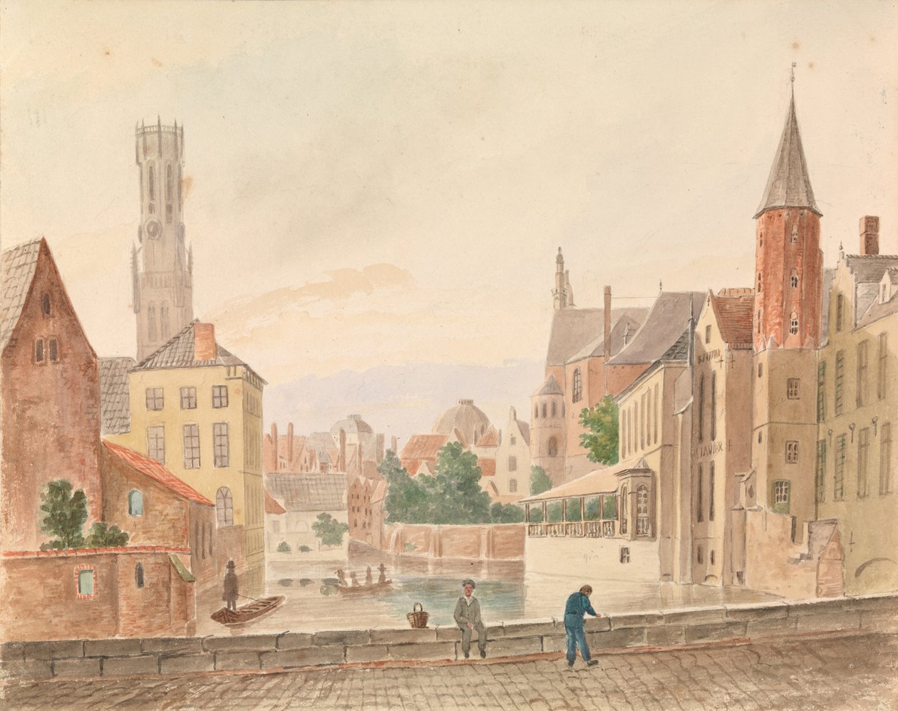 Bruges by Philippe Auguste de Peellaert: Buy fine art prints
