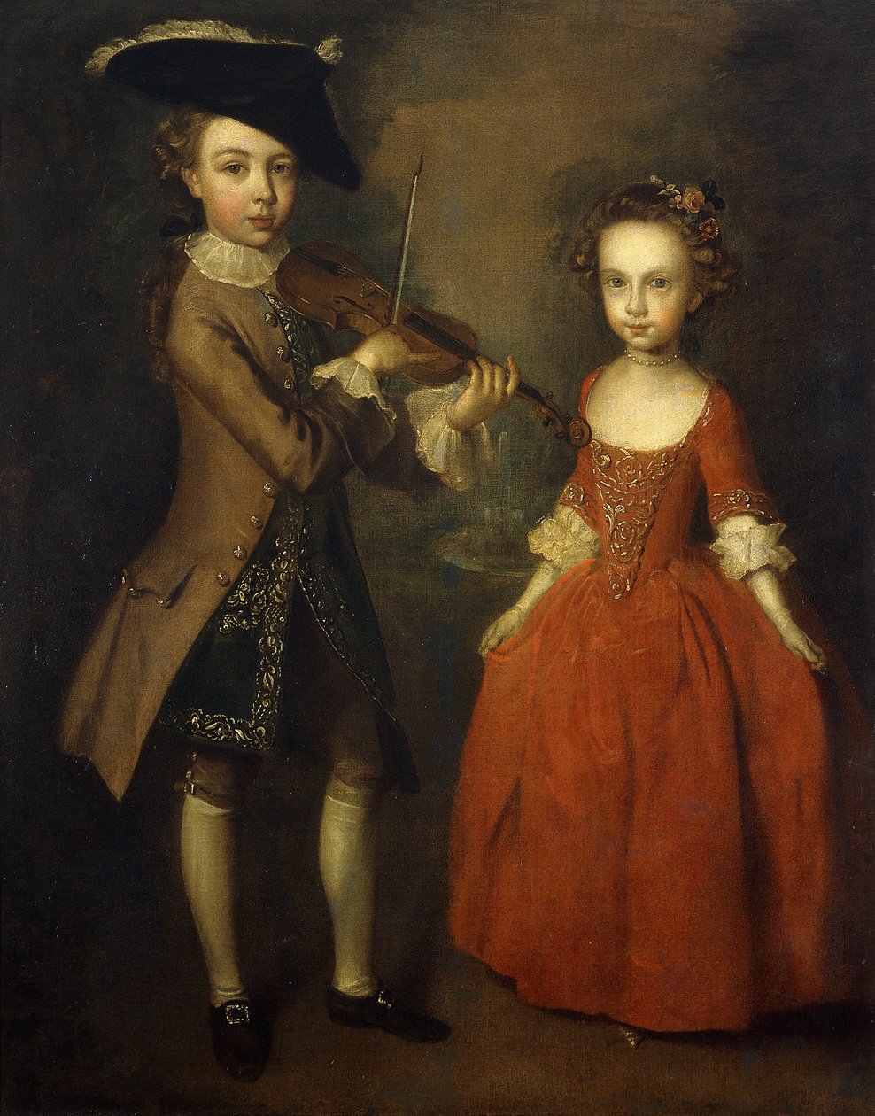 The Archbold Children: A Group Portrait of a Little Boy, Full Length ...