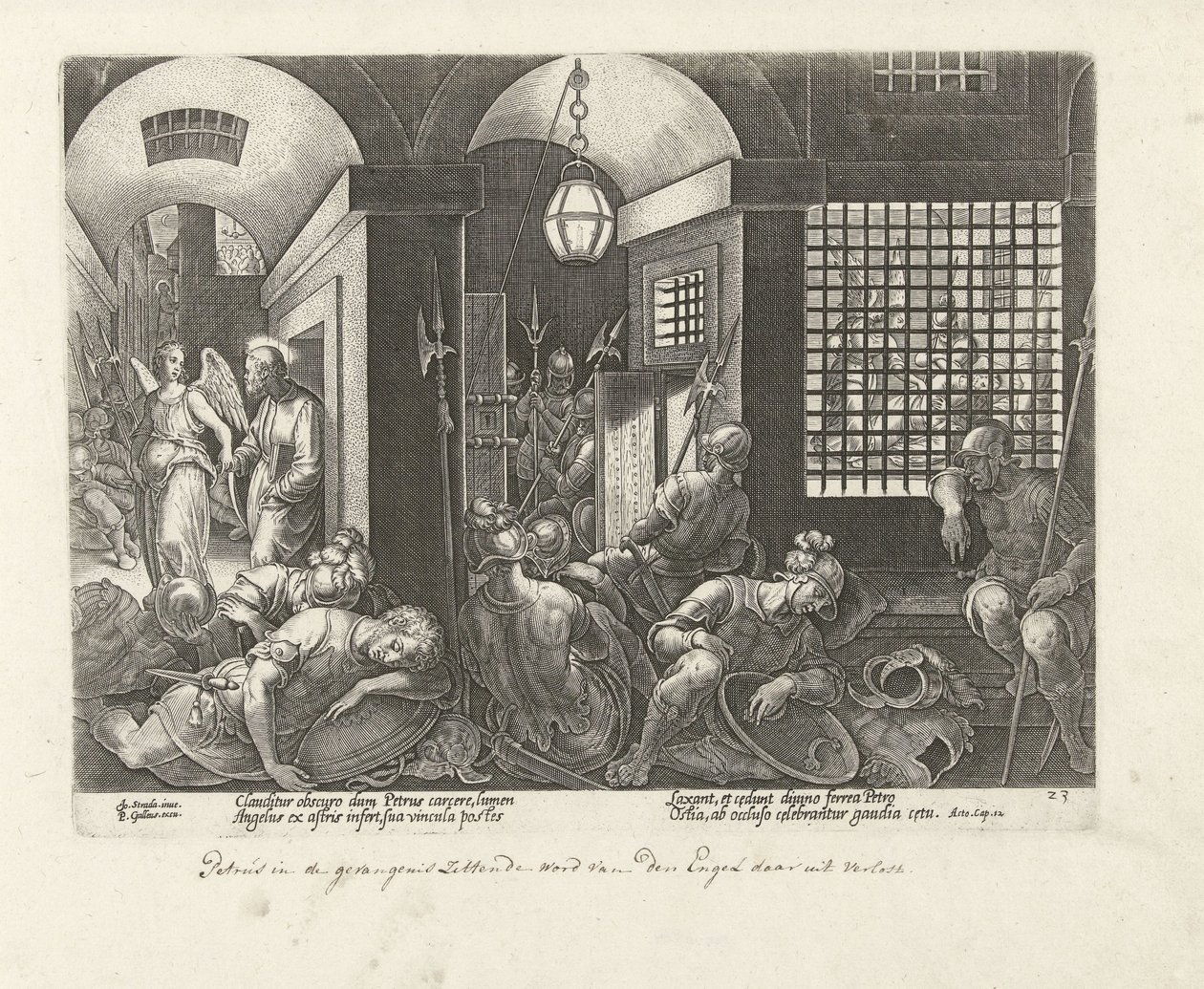 Peter Freed from Prison by the Angel (Acts of the Apostles)