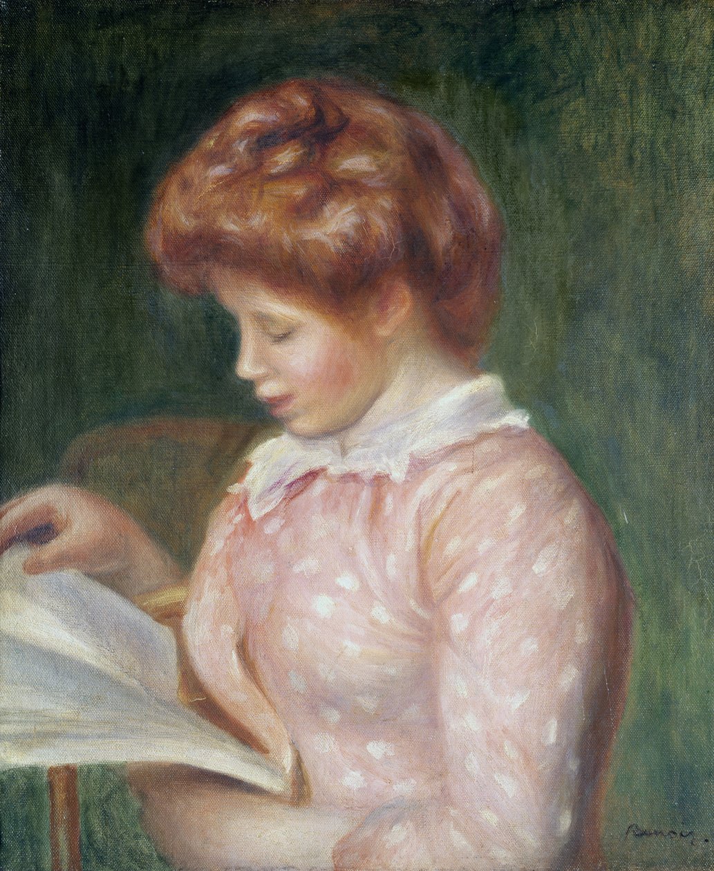 Young Girl Reading by Pierre Auguste Renoir