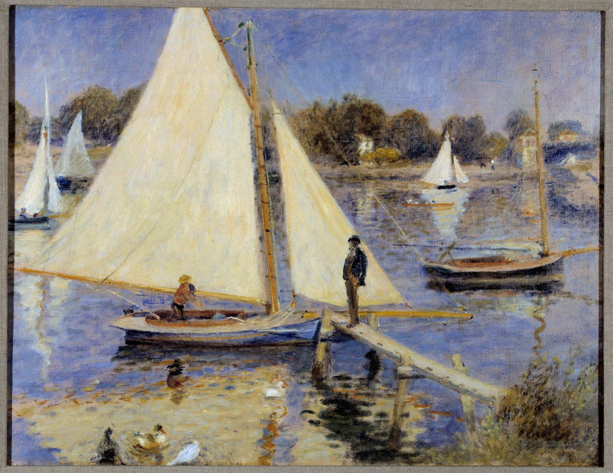The Seine at Argenteuil by Pierre Auguste Renoir (1841-1919) 1874 ...