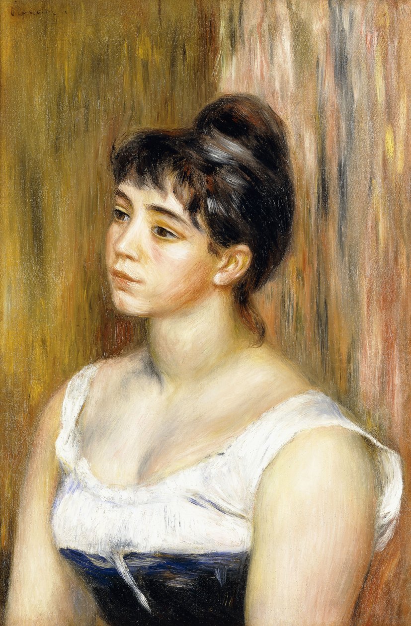 Portrait of Suzanne Valadon by Pierre-Auguste Renoir