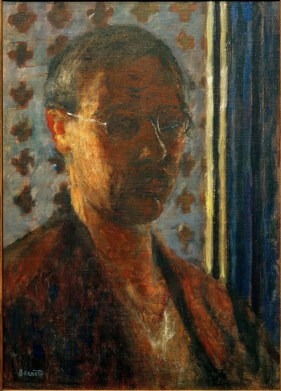 Self-portrait in Backlight, Flower Paper by Pierre Bonnard