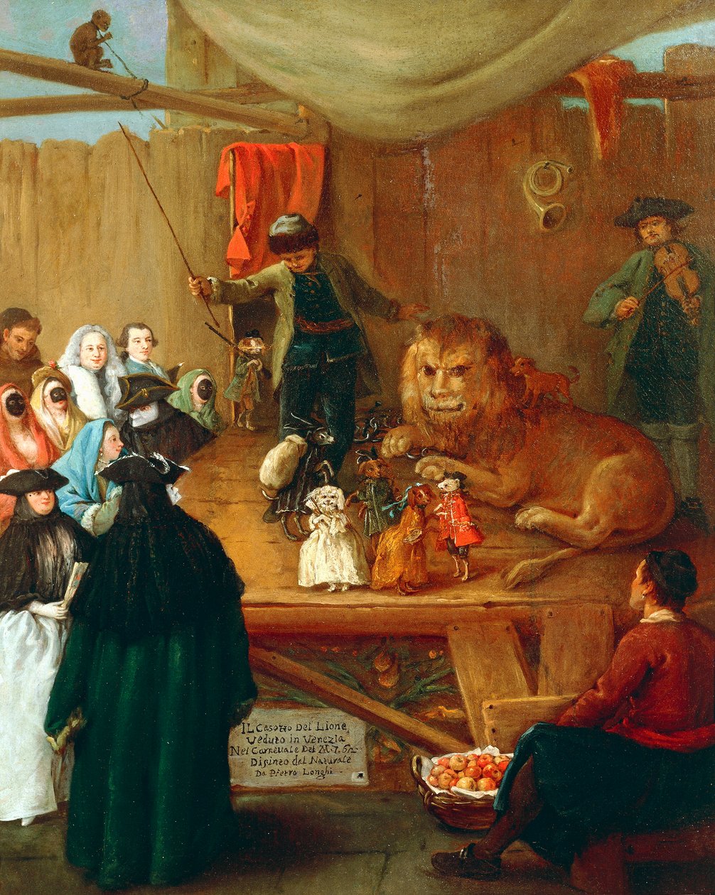 The Cabin of Lion by Pietro Longhi: Premium art reproduction