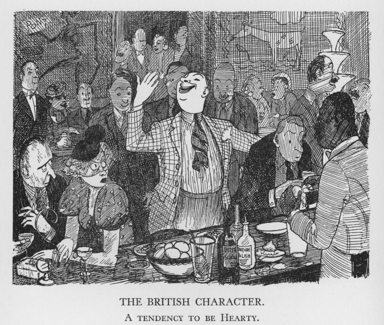 The British Character, A tendency to be Hearty by Pont