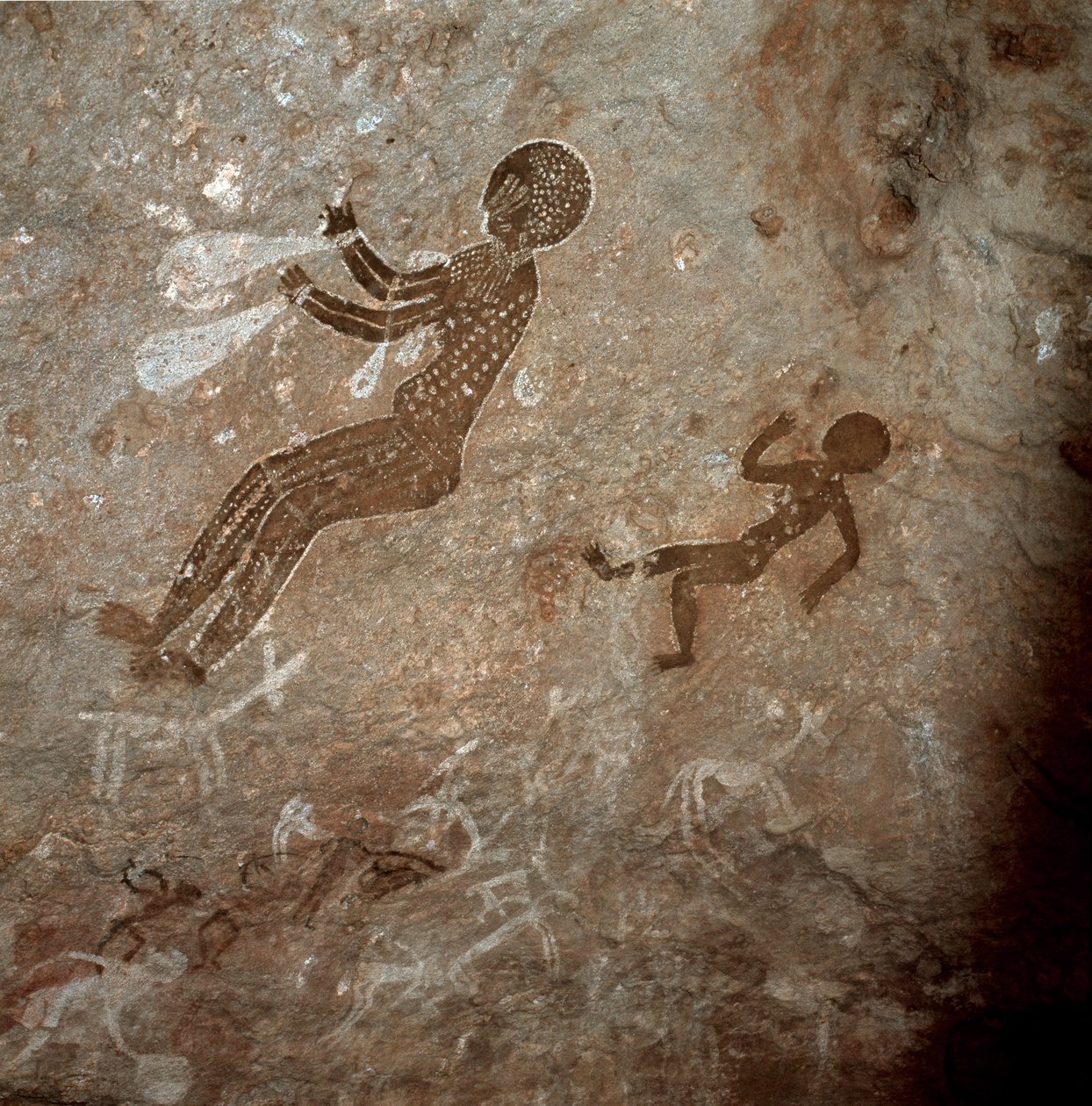 Human figures by Prehistoric Prehistoric: Fine art print