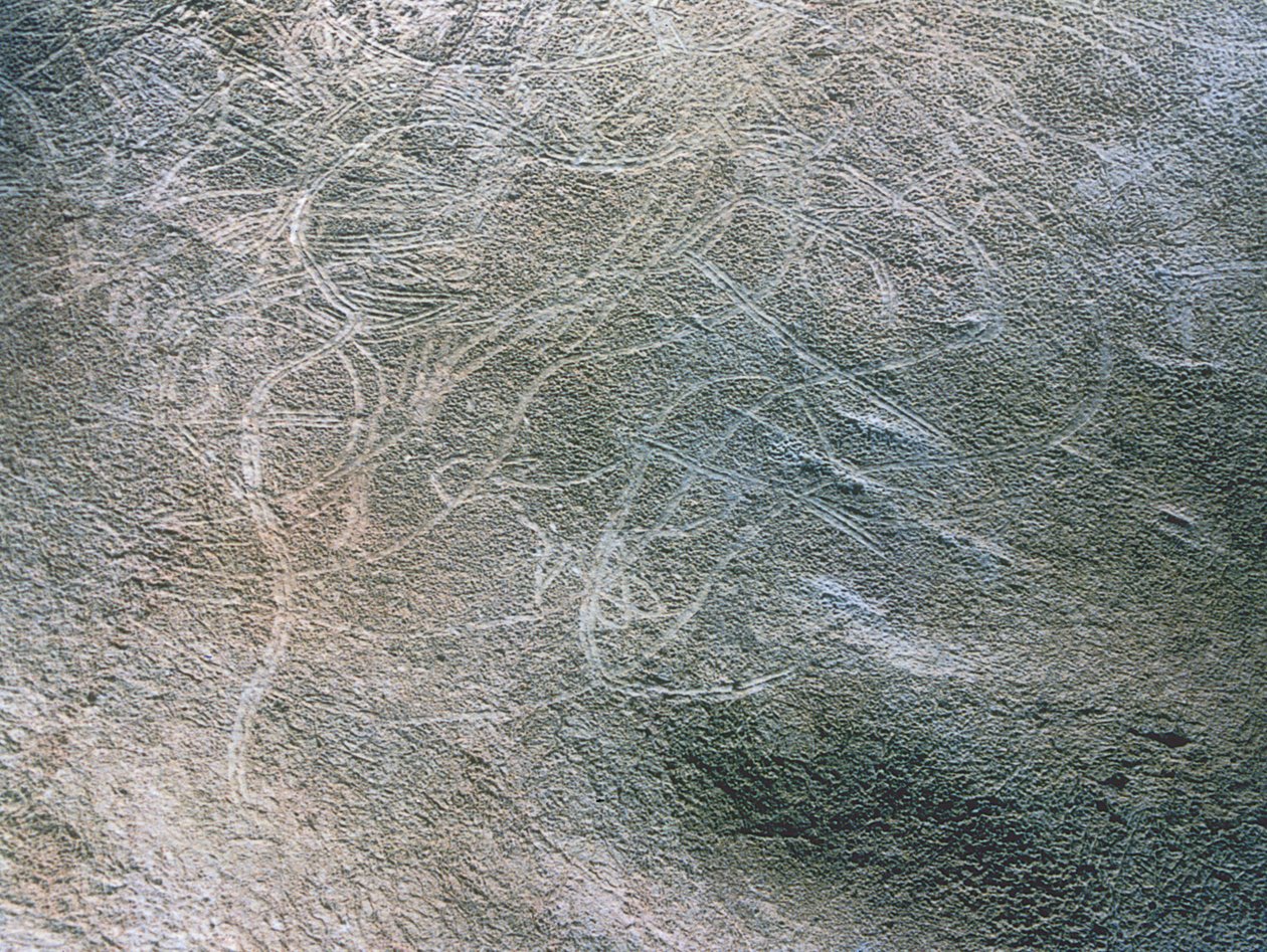 Outline Images of Human Female Figures and Mammoths, Palaeolithic Period