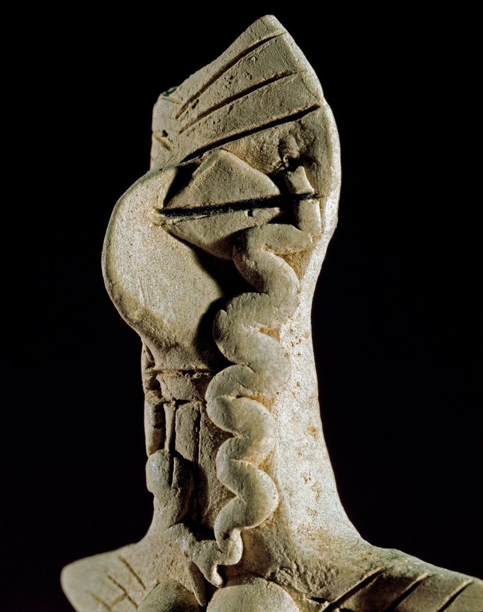 Prehistory: Woman's Head Clay Statuette from Central Turkmenistan