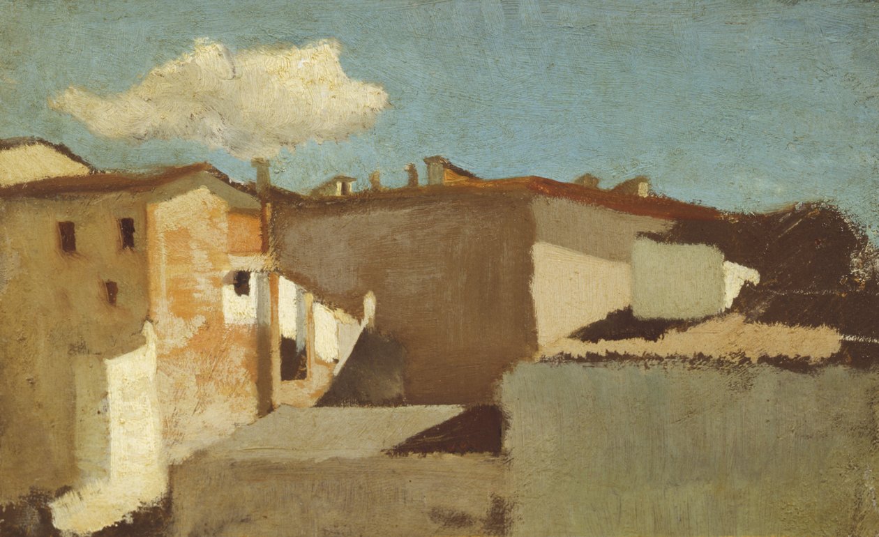Rooftops in the Sunshine by Raffaello Sernesi