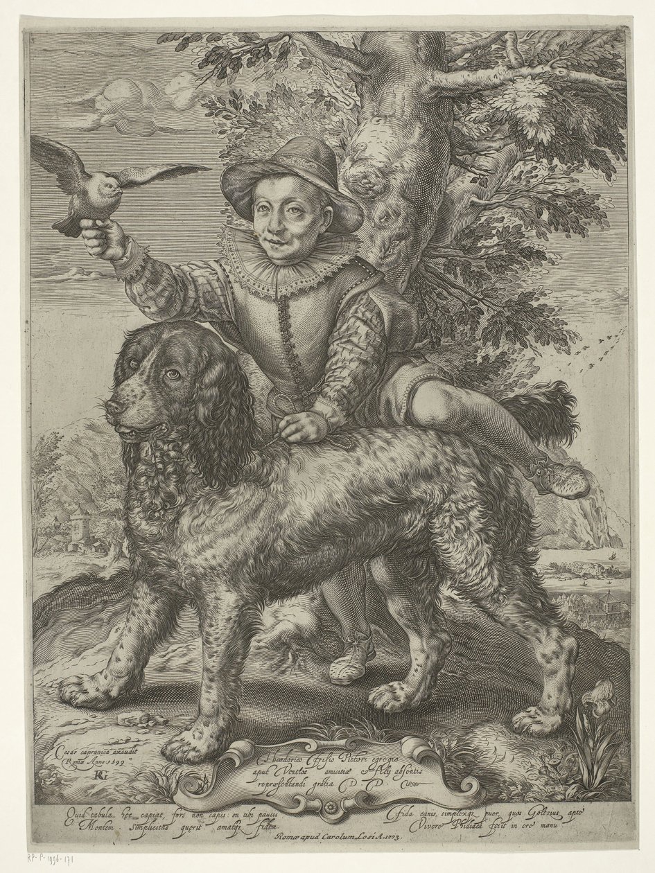 Portrait of Frederik de Vries by Raffaello Guidi