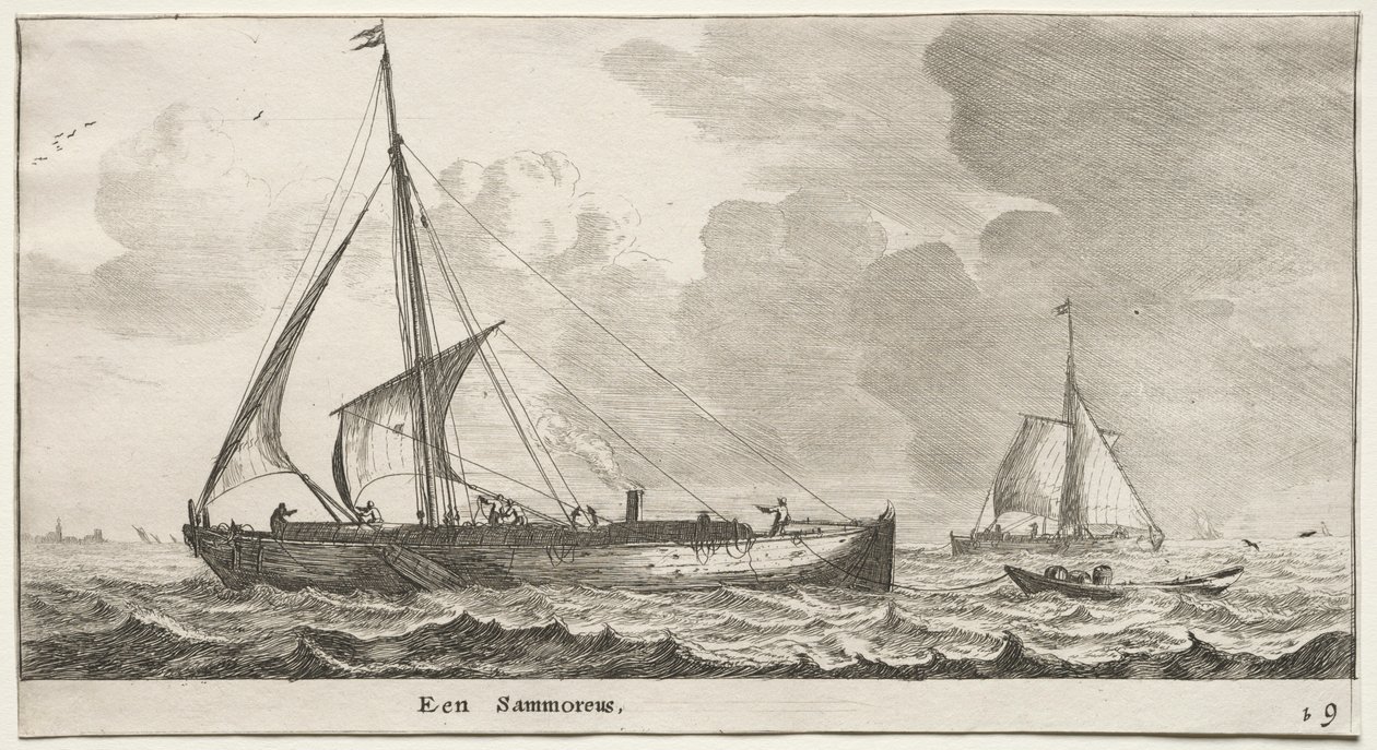 Ships of Amsterdam: A Merchantman by Reinier Nooms