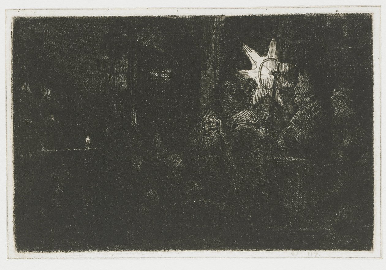 Star of the Kings by Rembrandt van Rijn: Fine art print