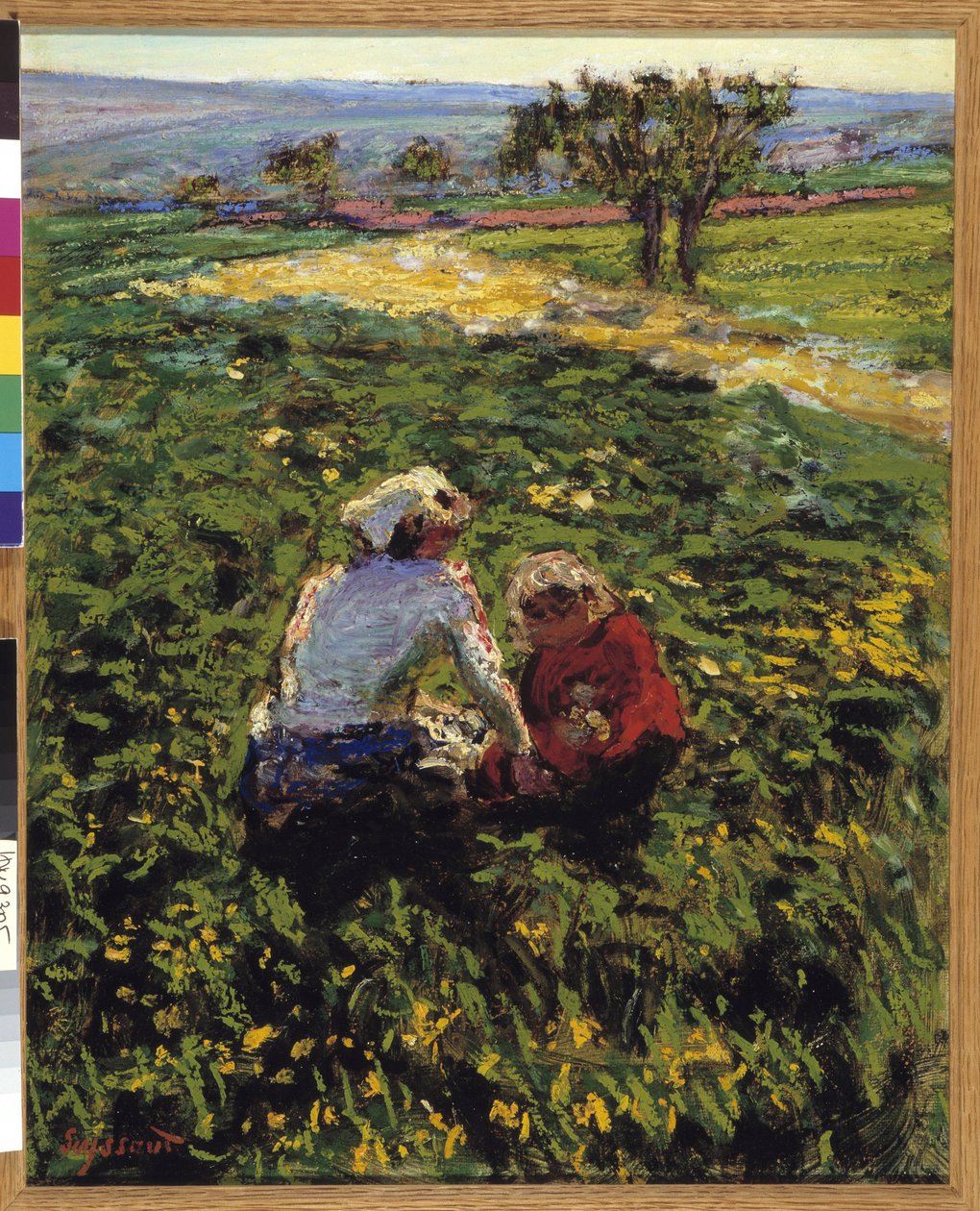 In the Alfalfa by Rene Auguste Seyssaud: Fine art print